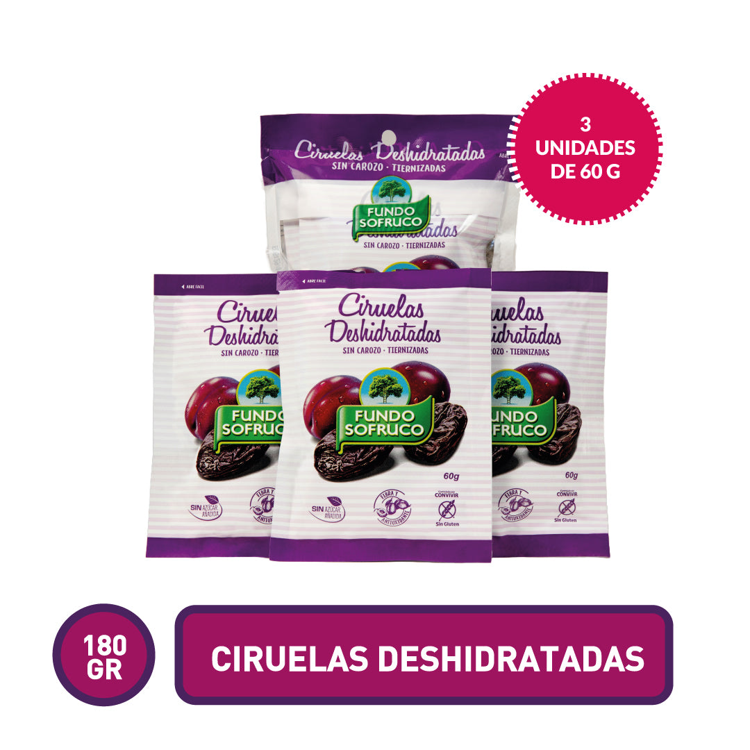 Ciruela Deshidratada 180 g (3UN) – La Rosa Sofruco